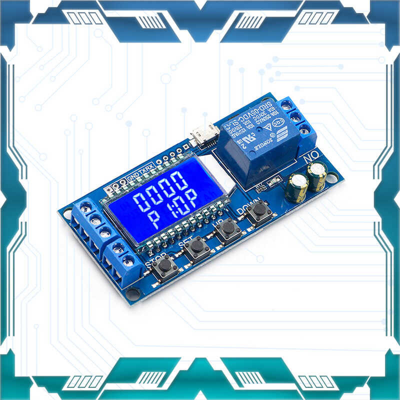 Relay module delay power-off disconnection triggering delay cycle timing circuit switch XY-LJ02 ...