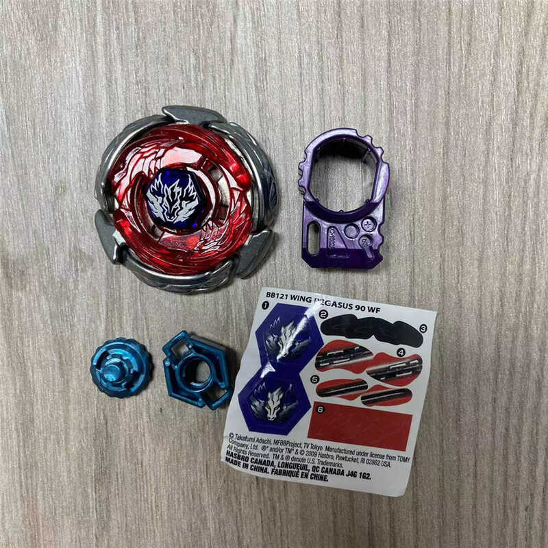 Takara Original Tomy Metal Fight Bey Spinnging Tops Bb121b Wing Pegasis 90Wf The Attack Red ...