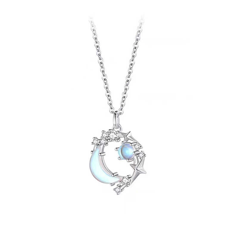Minsheng Dream Star River Moon Necklace For Women With Light Luxury And ...