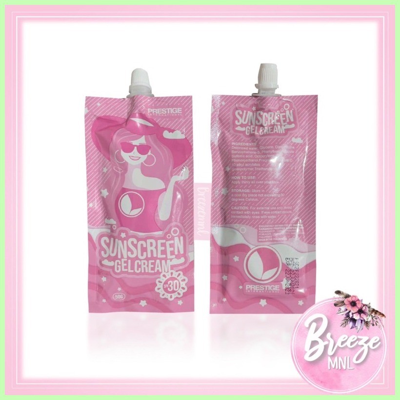 ☎ ♙ ☜ Prestige Sunscreen Gel Cream / Tinted Sunscreen SPF 30 50G ...