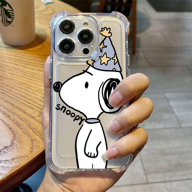 Cute White Snoopy Dog Phone Case For Tecno POP 9 8 7 6 5 4 Lite Air 2 ...