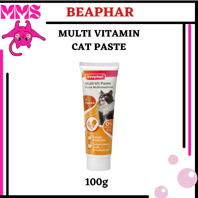 Beaphar Duo Multi Vitamin Cat Paste , Cat Vitamin ( Support Overall Wellbeing ) 100g | Shopee ...