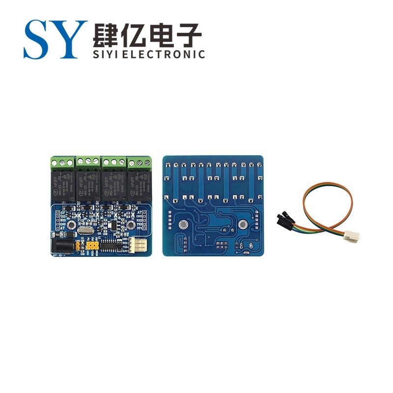 4-channel four-way relay module with jog switch control board serial port TTL duino 5V 10A ...