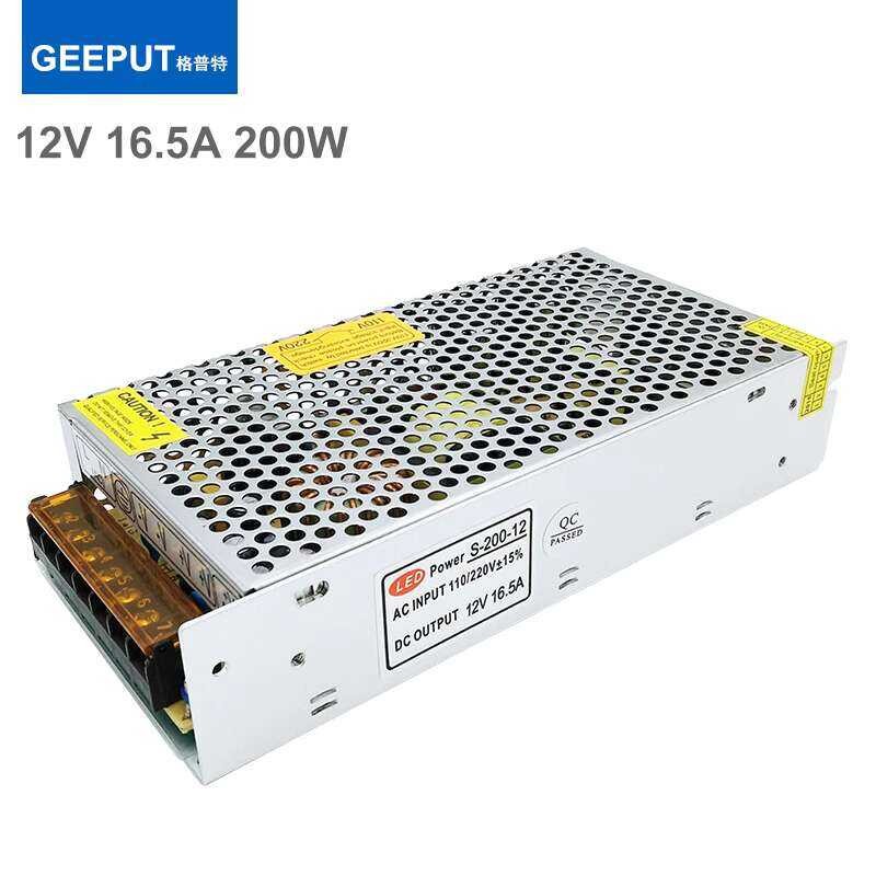 Pagpapalit supply ng kuryente 12V 16.5A 200W monitor module LED strip ...