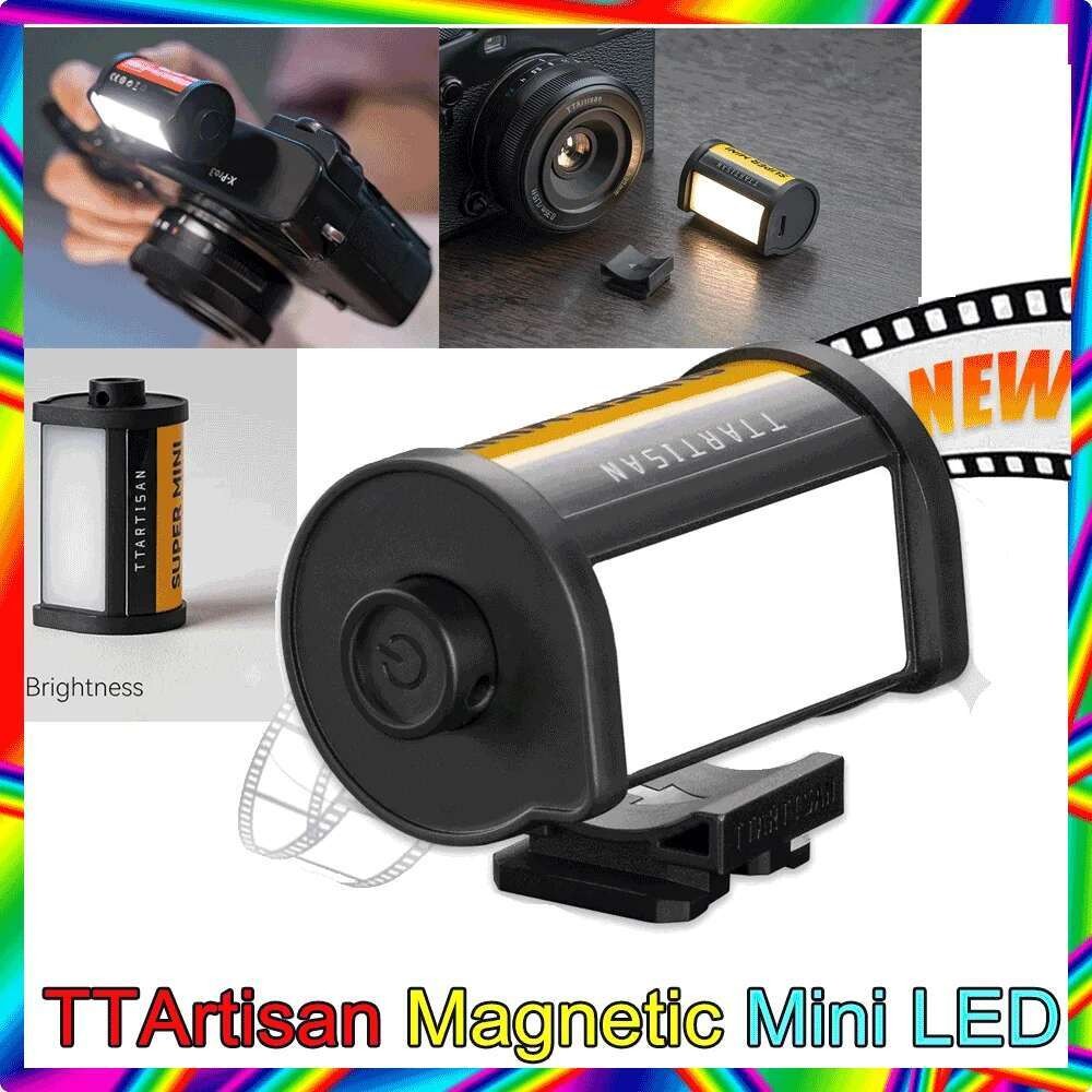 TTArtisan Magnetic Mini LED Light for Camera Lens Photography Vlog Live ...