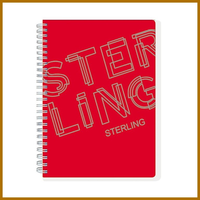 1 PC Sterling Spiral Notebook 685 Sterling Fonts 100 Leaves ( Random ...