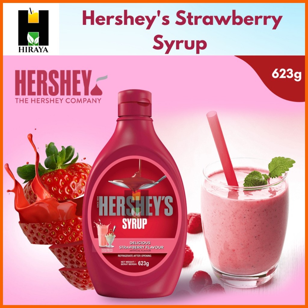 Hershey's Syrup/ Chocolate Syrup/ Dark Chocolate Syrup/ Strawberry ...