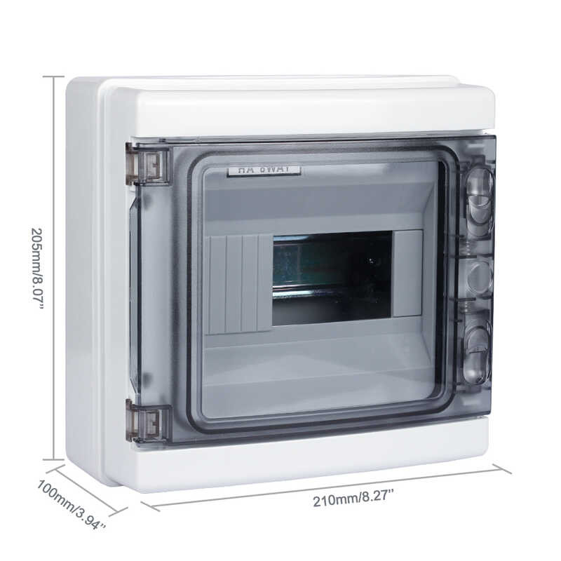 Transparent Ip65 Cover 4Way 8Way 12Way 18Way 24Way Distribution Box ...