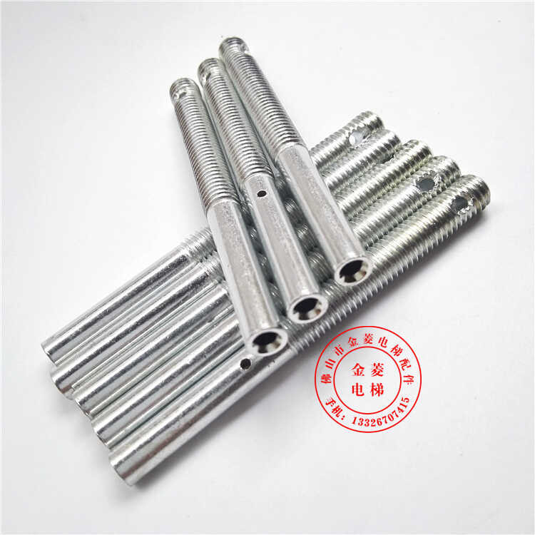 3mm elevator hall door head steel wire rope 8MM hollow screw clamp rope ...