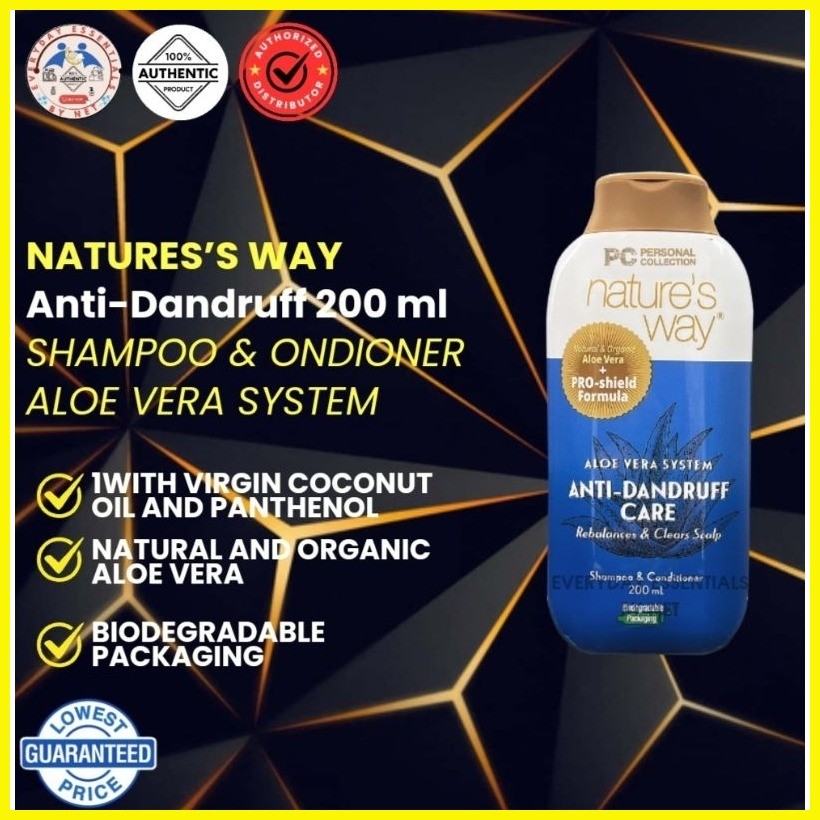 NATURE'S WAY SHAMPOO AND CONDITIONER WITH ALOE VERA SYSTEM | Shopee ...