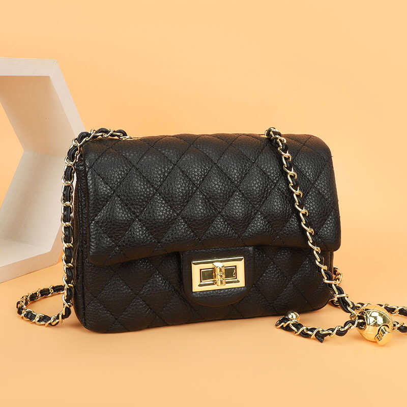 B5 2021 Spring/Summer Frrant Style Golden Ball Ling Grid Chain Fat ...