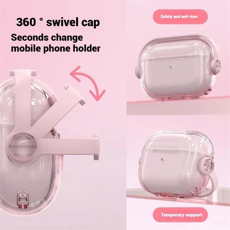 Creative Secure Lock Case For Airpods Pro3 4 ANC Earphone Chear ...