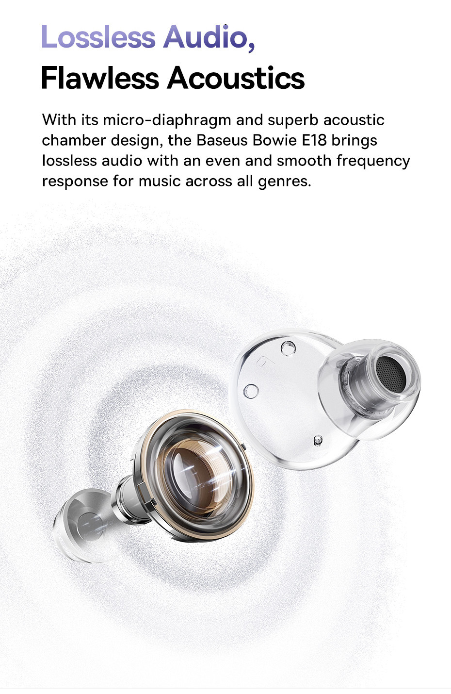 Baseus Bowie E18 True Wireless Earphones IPX4 Waterproof TWS Earbuds ...