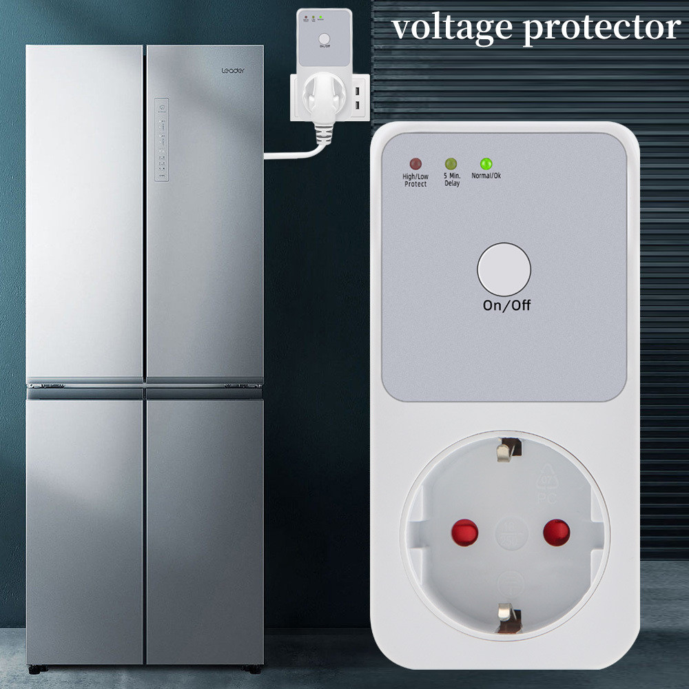 Automatic Voltage Switcher VAC 220V Power Surge Safe Or EU FR UK US ...