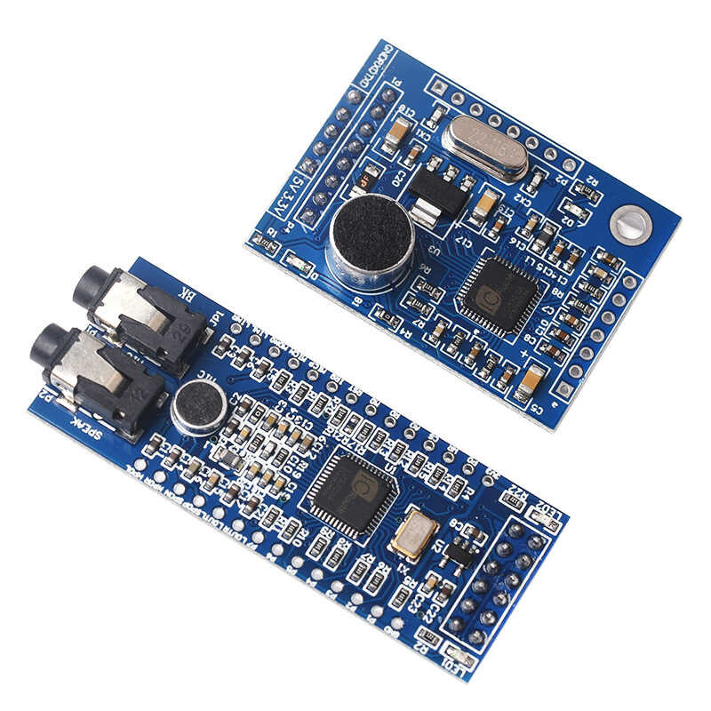 STM32 STC51 Arduino microcontroller intelligent home sound control LD3320A speech recognition m ...