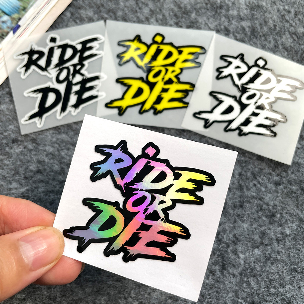 RIDE OR DIE Bike Frame Stickers Bicycle Top Tube Handlebars Fork ...