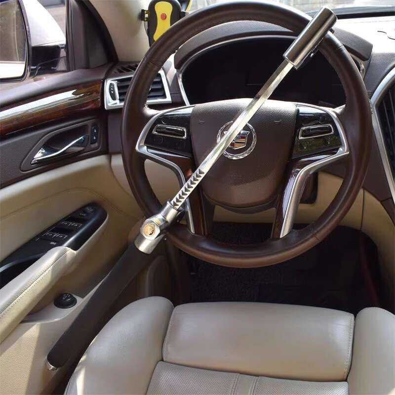 Car steering wheel gun type anti-theft car front lock, faucet safety ...