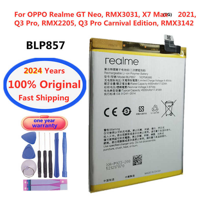 Be 4500Mah Blp857 4 Orihinal Na Baterya Para Sa Q3 Pro Carnival Edition ...