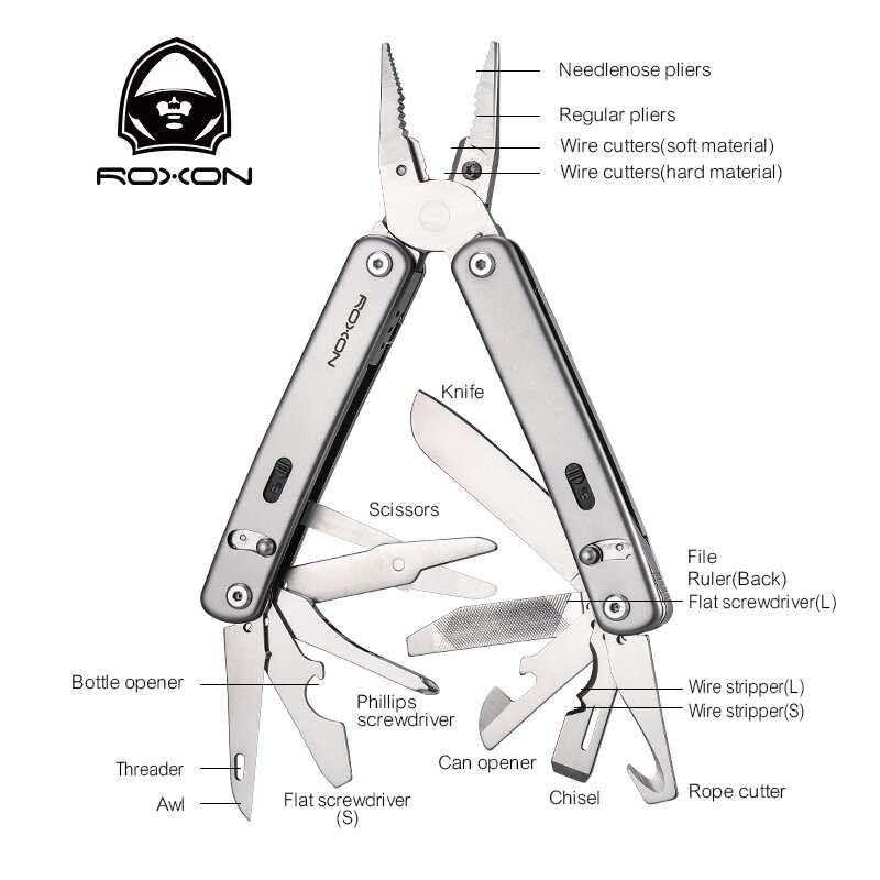 S804 Roxon Flex Multi tool Open-Source Modular Design and Customizable Multitool for Everyday ...