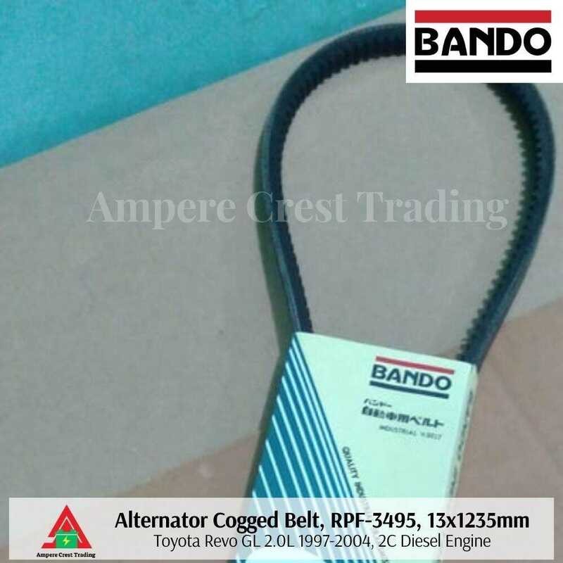 LY Bando Alternator Belt Rpf-3495 Para Sa Toyota Revo GL 2.0L 1997-2004, 2C (Rpf3495) | Shopee ...