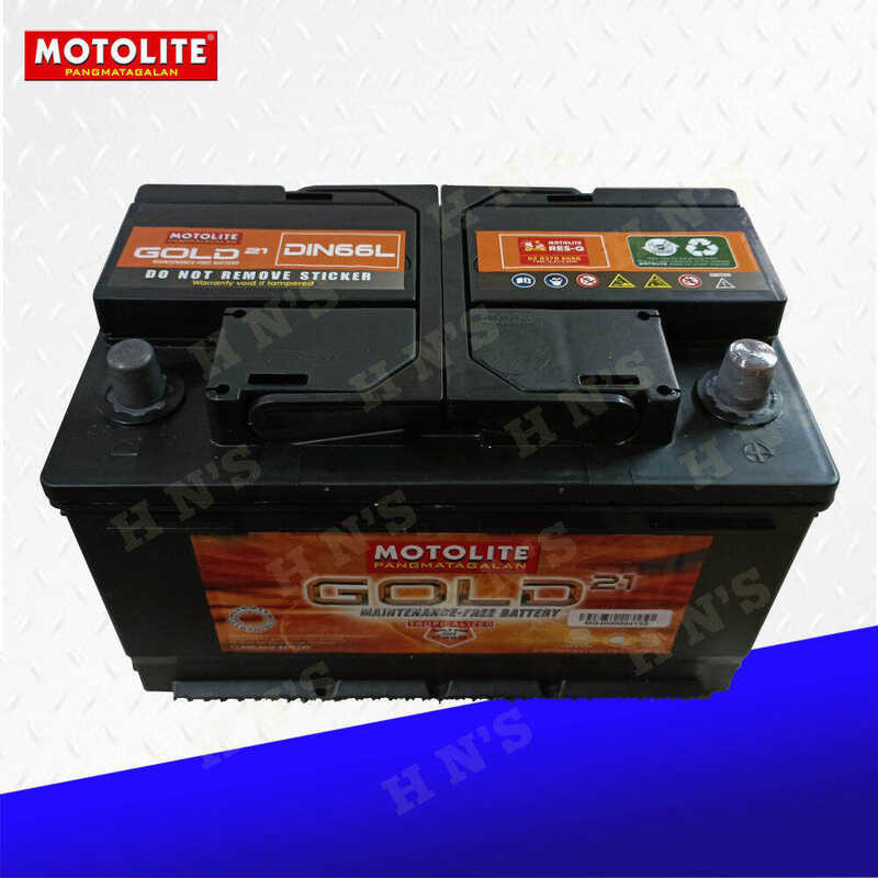 LY Motolite Gold Din66 Standard Maintenance Free Battery ( May 21 Mos ...