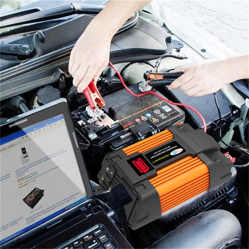 6000W 4000W Portable Car Power Inverters Dc12v To Ac110/220V ...