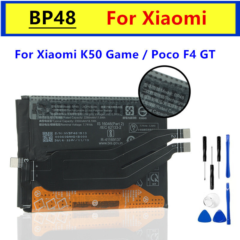 Original 3 6C Bp48 For Xiaomi K50 Game / Poco F4 GT Battery Batteries ...