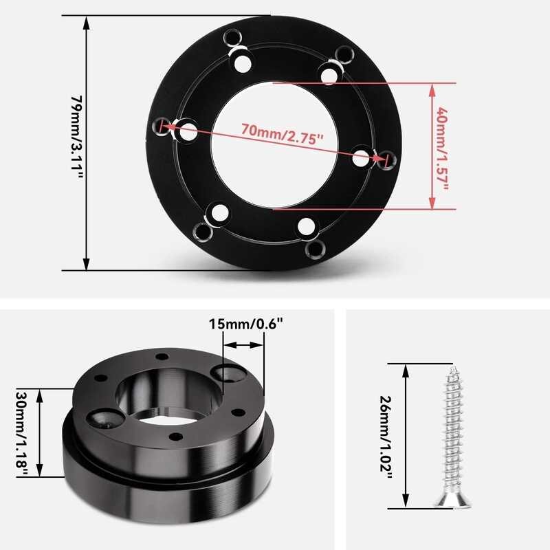 Quality High 70Mm Wheel Adapter Plate For Logitech G920 G29 G923 ...