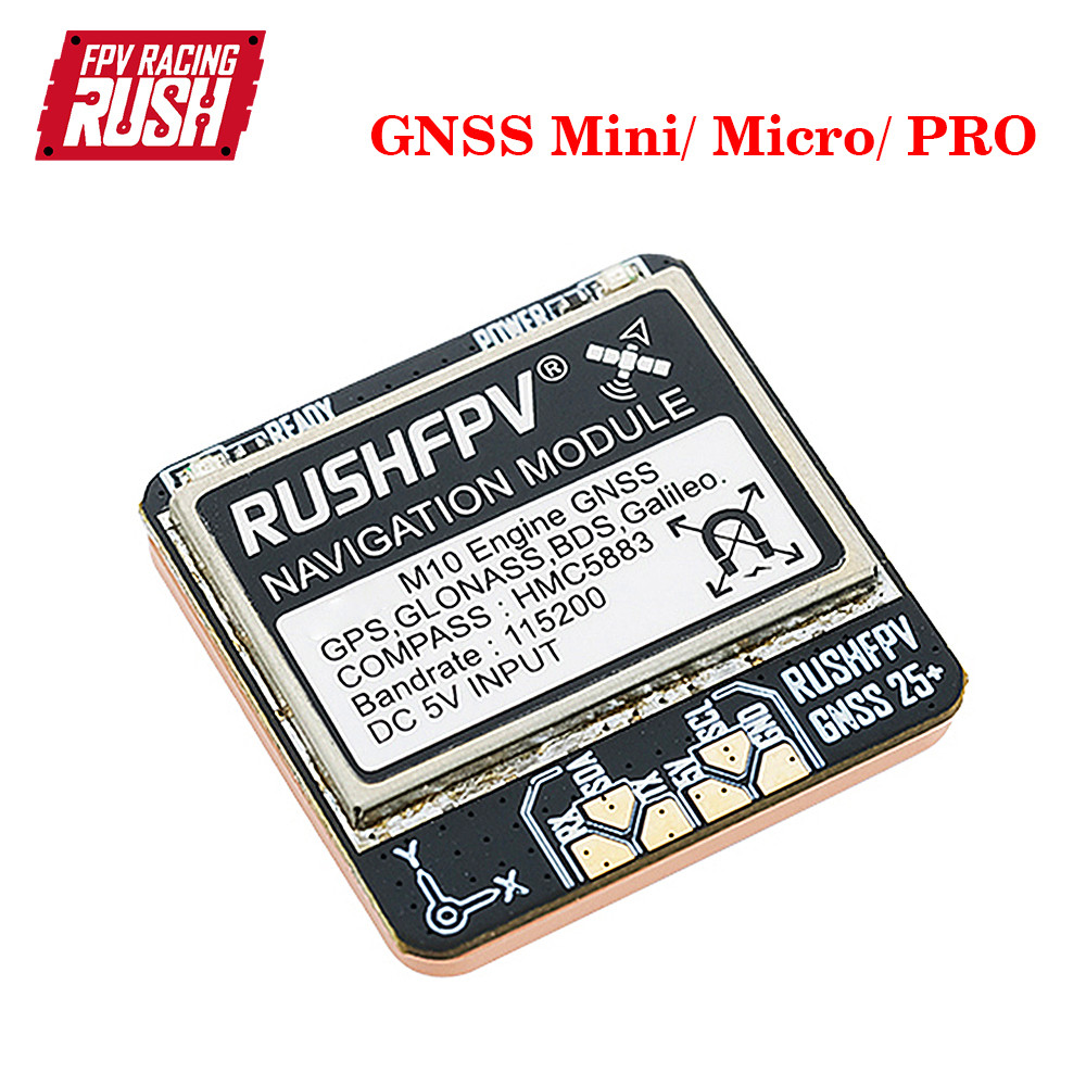 RUSHFPV 3 Bd GNSS Micro/ Mini/ PRO M10 Dual Protocol GPS Module Built ...