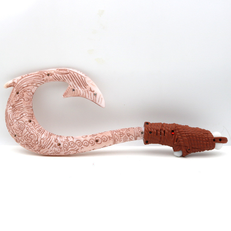 Anime Moana Maui Fish Hook Cosplay Plastic Light Music Party Role ...