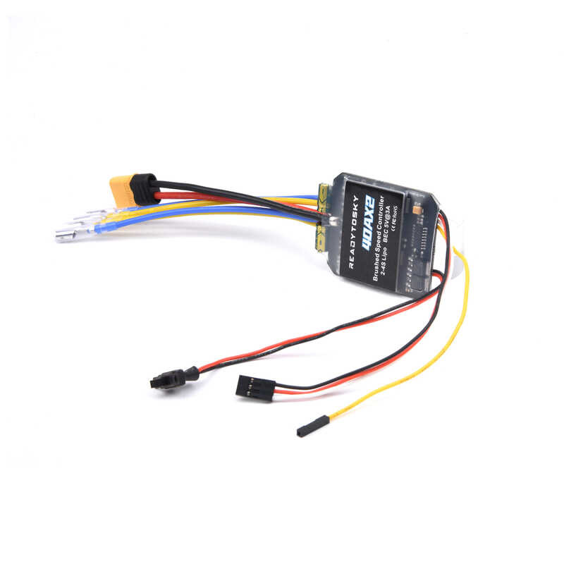 Way Dual Bidirectional Brushed Electric Speed Controller 40A X 2 Mixed ...