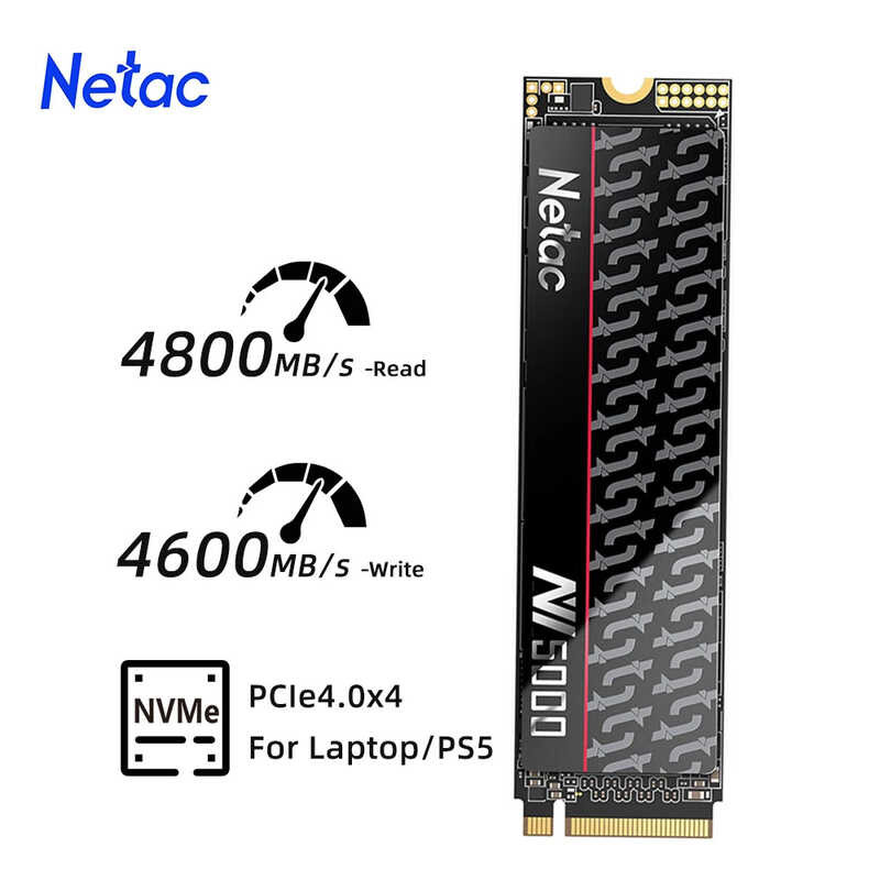 500GB Netac 1TB 2TB M.2 PCIe 4.0 x4 NVMe M2 SSD Disk Hard Drive ...