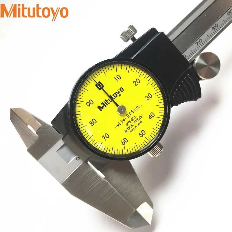 Mitutoyo 3 78 Japan Caliper 0-150Mm/0.01 505-681 D15 Dial Calibre ...