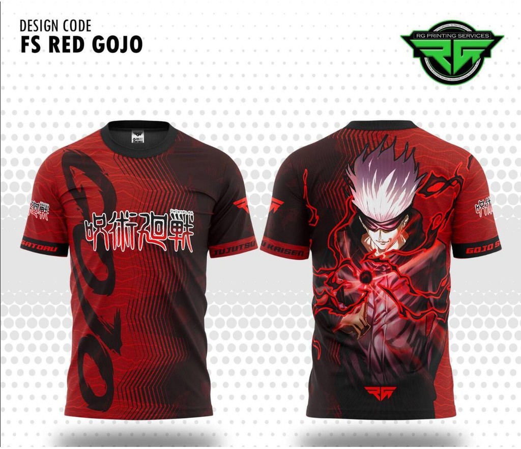 Wonderful Jujutsu Kaisen , Unique, 3D Polyester FS RED GOJO Hot Selg ...