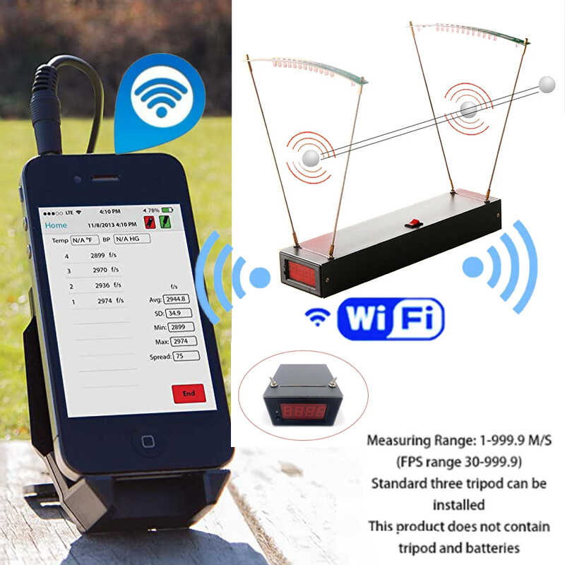 30-9999 Ong Fps Na May WIFI Velocimetry Measuring Instruments Sgshot ...