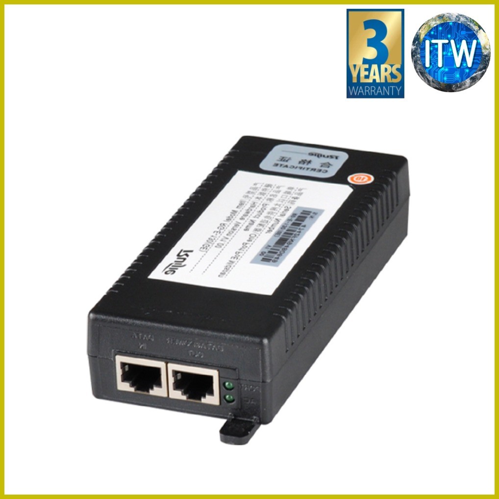 ∆ Ruijie RG-E-130(GE) Power Injector 1-port Gigabit PoE Adaptor (802 ...