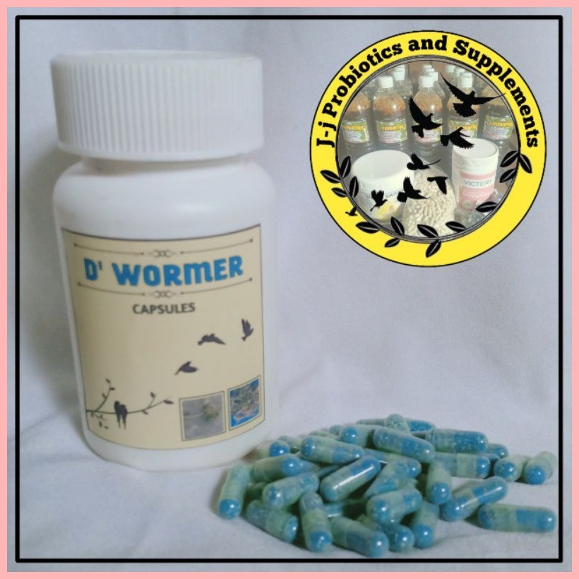 D' WORMER capsules in BOTTLE, 100pcs/50pcs ♕ ☂ | Shopee Philippines
