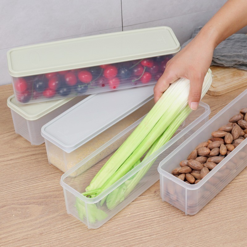 Rectangular Noodle Spaghetti Containers with Lid - Refrigerator Kitchen ...