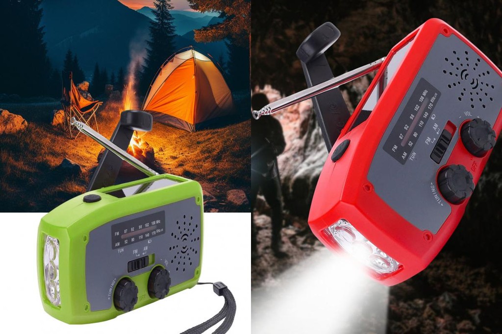 COOD Compact Hand Radio Emergency Solar Radio Portable Hand Solar Radio ...