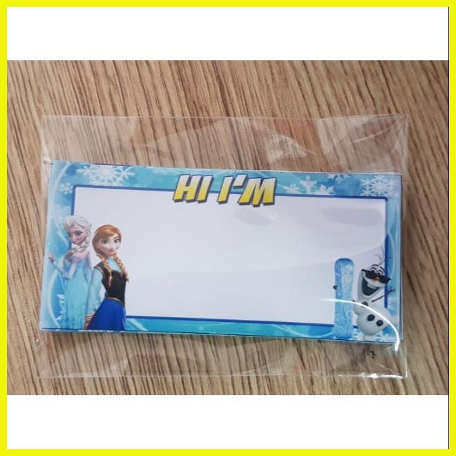 ஒ DISNEY FROZEN PARTY NAME TAGS (10pcs/pack) | Shopee Philippines