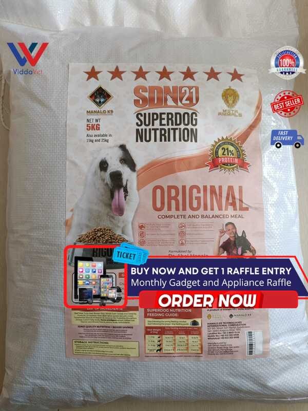 1Bag 5Kg SDN 21 Dog Food Superdog Nutrition New Sdn21 | Shopee Philippines