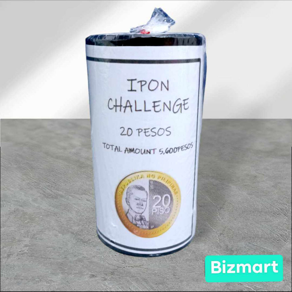 ♞20 peso ipon challenge alkansya coinbank | Shopee Philippines