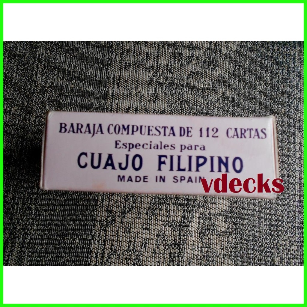 ⊙ Original Fournier Cuajo Filipino Playing Cards v2 (kuwaho) | Shopee ...