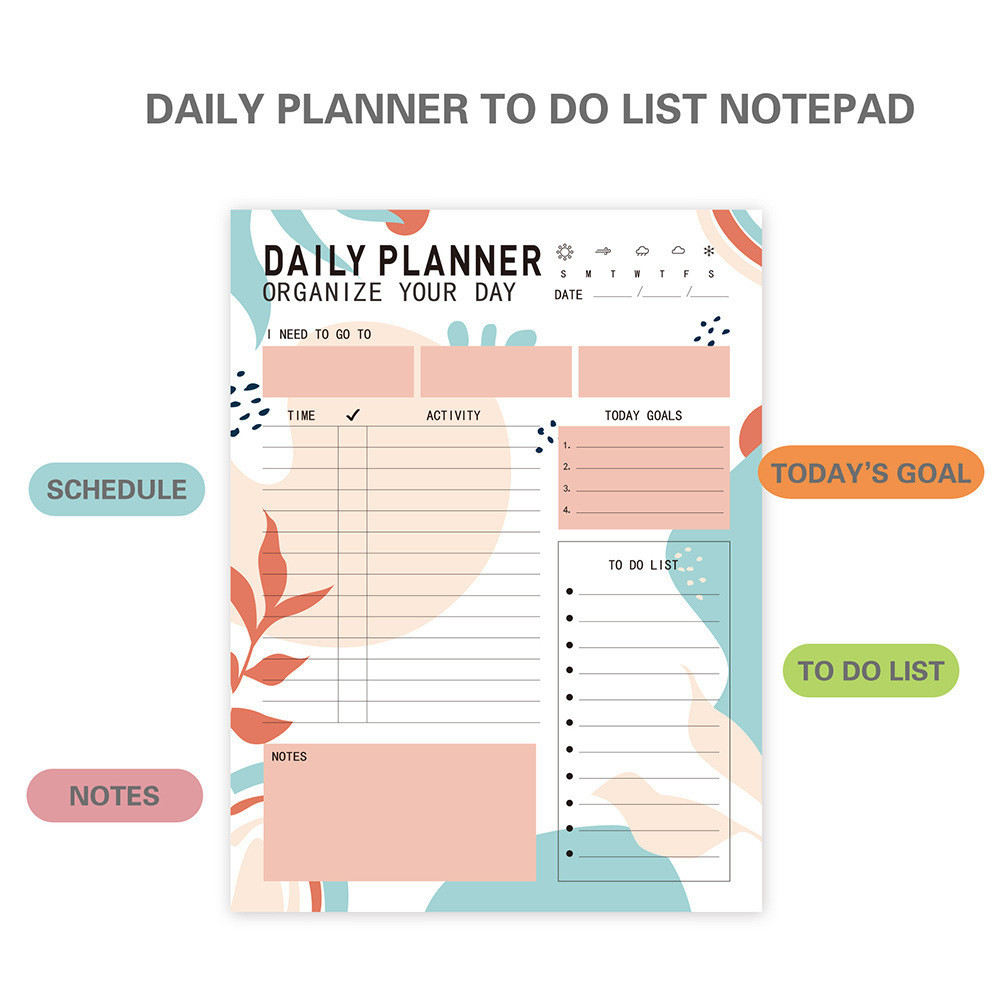 Ossayi Magnetic Calendar for Fridge Weekly Daily Meal Planners Flexible ...