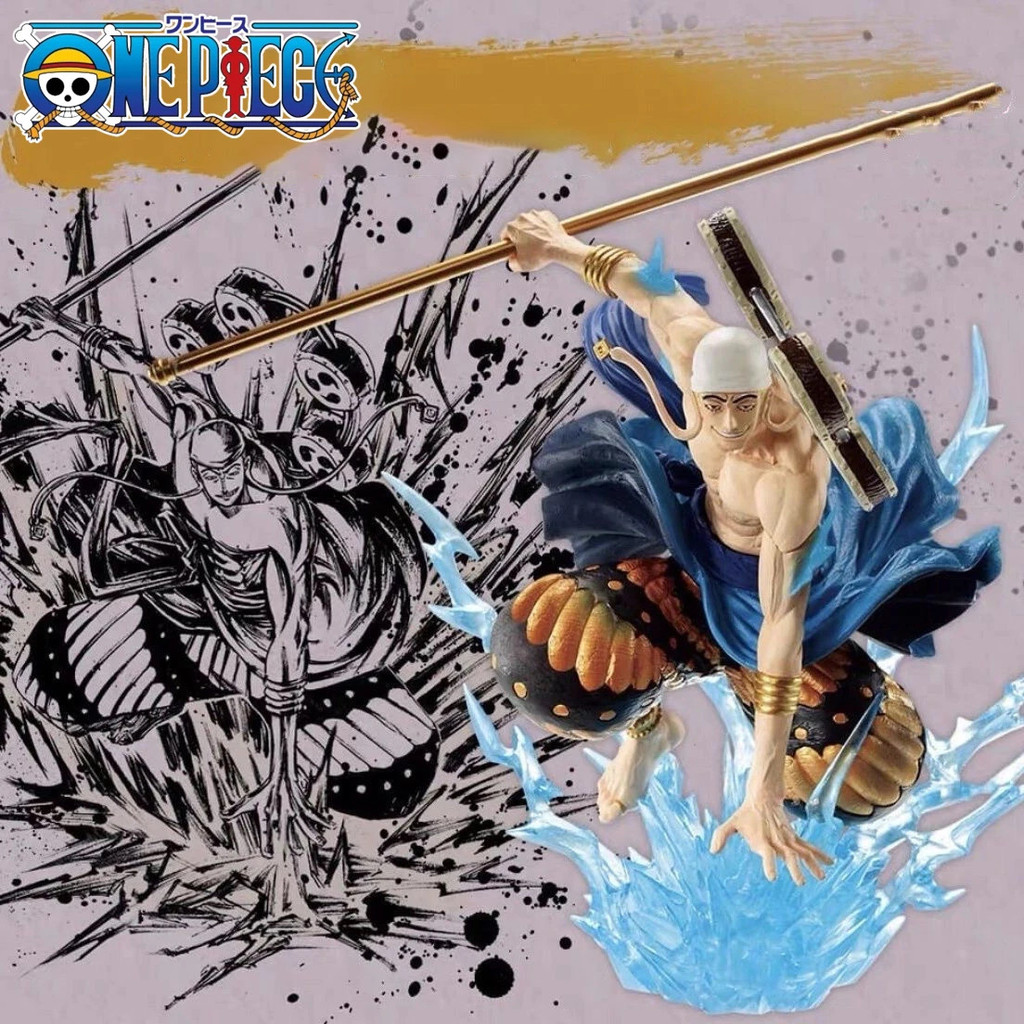 18cm One Piece Enel Anime Figurine Garage Kit Manga Statue Action ...