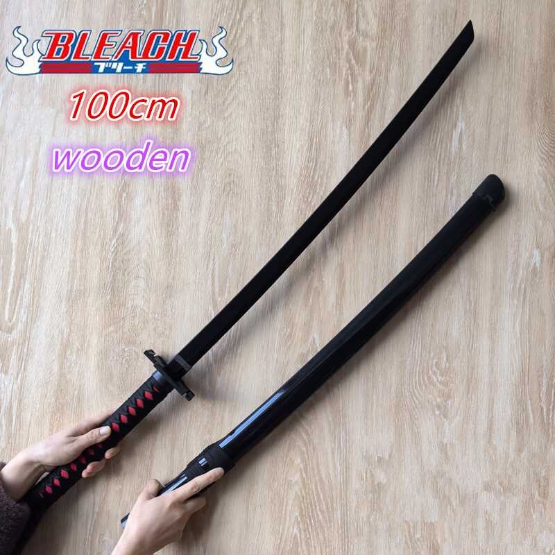 Sky Bleach Noon Moon Sword Props Kurosaki Ichigo Zanpakutou Black Ninja ...