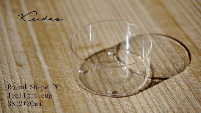 100pcs Wholesale T16 Transparent Round Shape Plastic Containers for ...