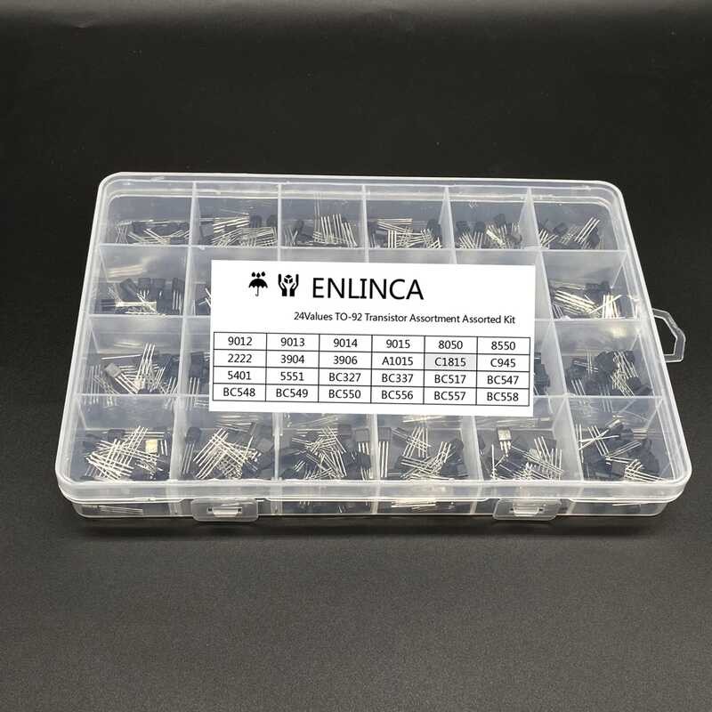 TO-92 24Values Transistor Assortment Assorted Kit Each BC327 BC337 BC517 BC547 BC548 BC549 ...