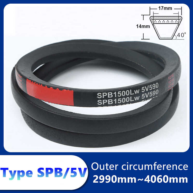 Drive V Belt Type SPB 5V Rubber Conveyor Belts Transport Strap 2990 ...