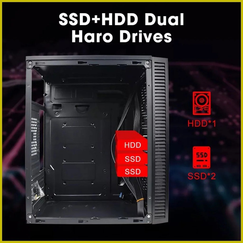 INPLAY WIND 01 Micro ATX Case Acrylic Side Panel Micro ATX Durable ...